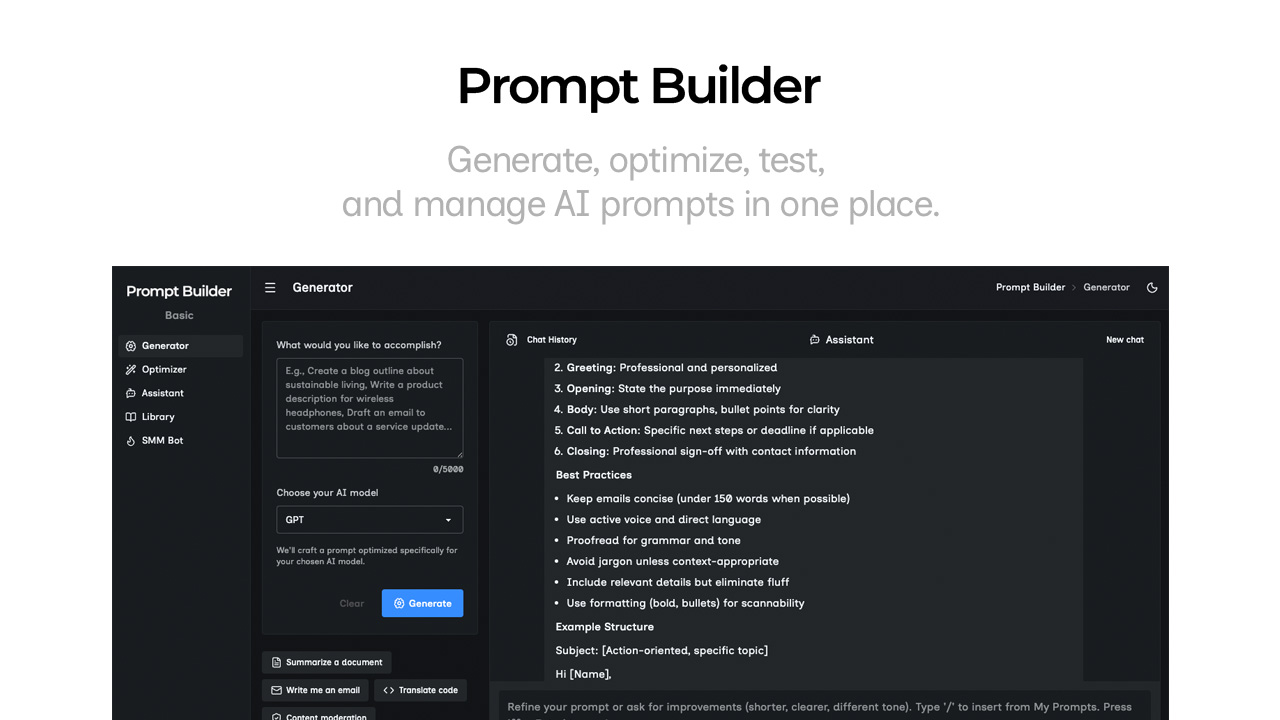 Prompt Builder | Open-Launch